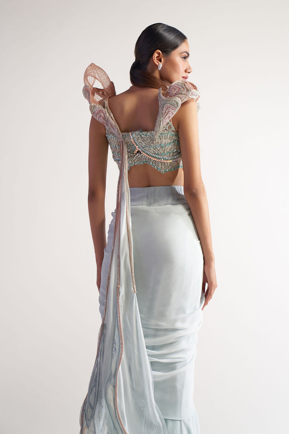 Ice Blue Drape