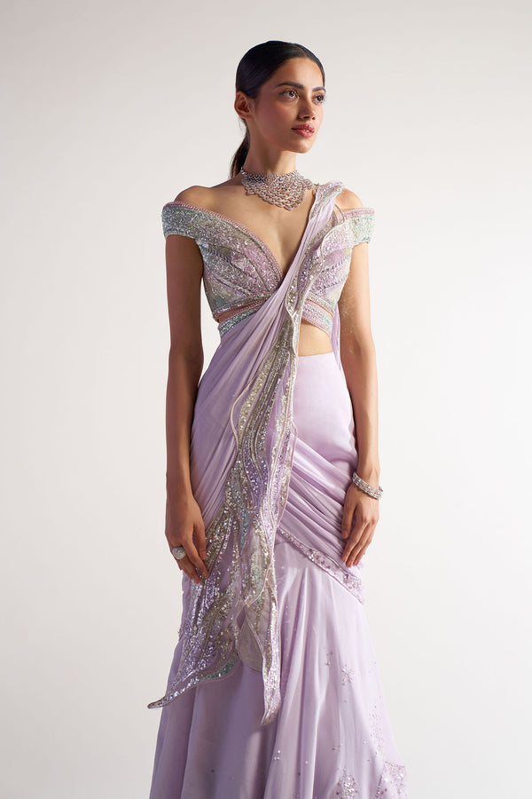 Fishtail Saree